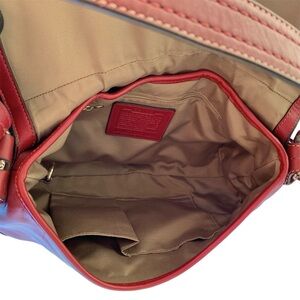 Coach | Bags | Coach Dark Burgundy Red Leather Soho Boho Flap Buckle ...